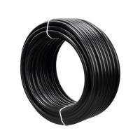 China Solid Core Round Cables BV 1X10mm2 Black Laptop Electrical Power Cable with PVC Jacket and Insulation for sale