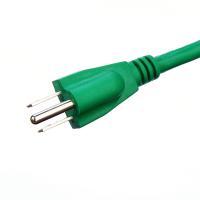 China Green Waterproof American Standard 3 Pin Green ETL Heavy Duty Extension Cord Home Appliance IP level IP11 for sale