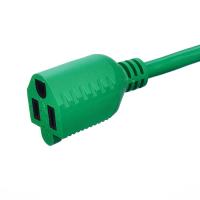 China Green Waterproof American Standard 3 Pin Green ETL Heavy Duty Extension Cord Home Appliance IP level IP11 for sale
