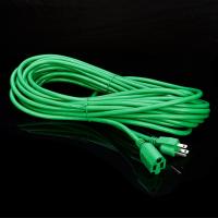China Green Waterproof American Standard 3 Pin Green ETL Heavy Duty Extension Cord Home Appliance IP level IP11 for sale