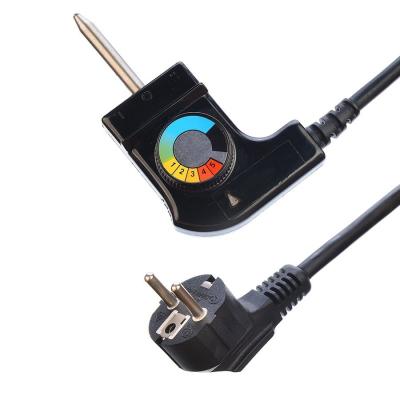 China Oxygen Free Bared Stranded Copper Power Cord Plug for Home Appliances 16A/250V Waterproof Cooker Controller Korea KC Standard for sale