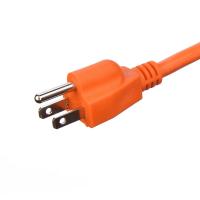 China 3 Pin 3X16Awg Orange American Standard ETL Heavy Duty Extension Cord for Electrical Kettle Conductor Bared stranded cooper for sale