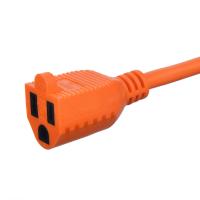 China 3 Pin 3X16Awg Orange American Standard ETL Heavy Duty Extension Cord for Electrical Kettle Conductor Bared stranded cooper for sale