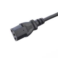 China VDE Certificated Shucko CEE7/7 Plug with IEC C13 Connector Computer Power Cords Extension Cords Length 1.5M or Customized for sale