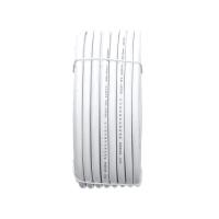 China Temperature Range -5C To 70C RVV 3 Core 3X0.75mm2 White Insulated Protection Electrical Power Cable with Stranded Conductor for sale