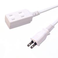 China 2X2mm2 Oxygen Free Bared Stranded Copper Conductor JET 2 Pin Plug Male End Type Japan PSE Standard Laptop Extension Cord for sale