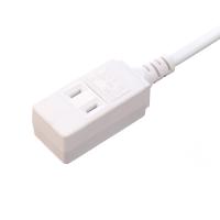 China 2X2mm2 Oxygen Free Bared Stranded Copper Conductor JET 2 Pin Plug Male End Type Japan PSE Standard Laptop Extension Cord for sale