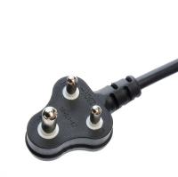 China Black Cable South Africa SABS Standard Home Appliances Power Cords Extension Cords for Residential / General-Purpose for sale