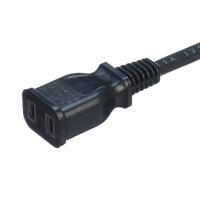 China Home Appliance Extension Cord PSE Certified AC Power Cord Japanese Jet Socket Female End Type Standard 2 Flat Poles Plug for sale