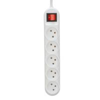 China Power Strip Israel Type 5 Pin Multi Socket Plug Extension Cord Customized Support Extended VDE Standard Cable H05vv-f 3g1 for sale