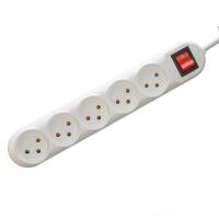 China Power Strip Israel Type 5 Pin Multi Socket Plug Extension Cord Customized Support Extended VDE Standard Cable H05vv-f 3g1 for sale
