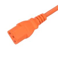 China IMQ Certificated Computer Power Cord Y Splitter 3pin Plug with 2 Way C13 Plug Socket WIFI NO Grounding Standard Grounding for sale