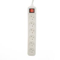 China Israel Extension Cord Power Strip with 5 Universal Outlet and Extended Power Cable 3 Pin Prong Plug Rated Voltage 220V for sale