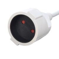 China Cable Specification H05VV-F 2x1.0mm2 Network SDK Direct VDE 10A Plug Power Cords Extension Cords for Home Appliances for sale