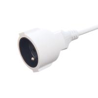 China Cable Specification H05VV-F 2x1.0mm2 Network SDK Direct VDE 10A Plug Power Cords Extension Cords for Home Appliances for sale
