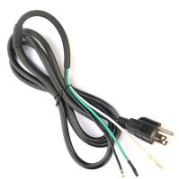 China Power Cords Extension Cords ETL Standard Power Cord BROWN Length 5FT/OEM Black Plug Socket 2 Pin Power Cord for Home Appliance for sale