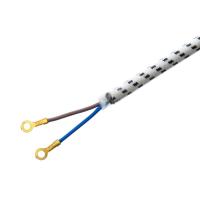 China Standard Grounding Power Cord Extension Cord Plug for Electric Iron Kettle 2 Pin Braided Rated Current 10A-16A for sale