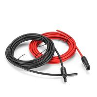 China Stranded 1C X78/0.3MM Twin Core 4mm 6mm 8mm 10mm Solar Cable for Solar Panel 1m 2m 4m Length DC 1500V for sale
