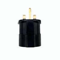 China General-Purpose Adapter UK 3 Pin Plug with Fuse to EU Socket 2pin and Earth Contact CE Certified for sale