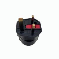 China General-Purpose Adapter UK 3 Pin Plug with Fuse to EU Socket 2pin and Earth Contact CE Certified for sale