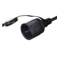 China Outdoor Extension Cord 3x1.5mm2 Power Cable 220v Power Cord Cable with 2 Pole Waterproof Socket Standard Grounding 16A/250V for sale