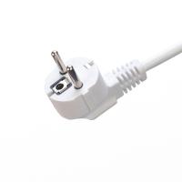 China EU Type Power Strip Surge Protection 3 Gang Extension Cord Socket with H03vvh2 f 2x0.75mm2 Power Cable and Electrical Plug for sale