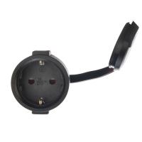 China Oxygen Free Bared Stranded Copper Conductor Material AC Power Cord for Outdoor Industry 3m Black H07RN-F Eu Power Cord for sale