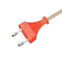 China Commercial Direct 2.5A 2 Pin Plug Power Cords Black Kettle Plug with IEC60320 C7 Connector VDE Power Cord for sale