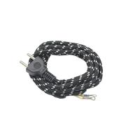 China Commercial Power Cord Extension Cord VDE/SNI/KC 2 Round Pin Plug for Electric Iron in Dubai Middle-Eastern Market for sale