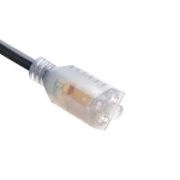 China 6 ft North American ETL 3 Pin Heavy Duty Outdoor Extension Cord with Lighted End Female End Type NEMA for sale