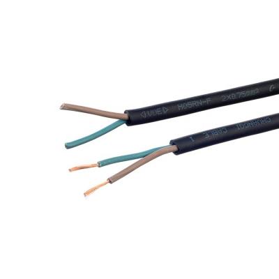 China VDE Standard H05rr f Rubber Power Cable 2x0.75 Electrical for Household Appliance -5C To 70C 2C X0.75MM2 Normal Sections for sale