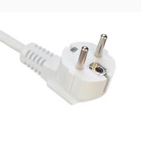 China Oxygen Free Bared Stranded Copper 2XC13 Female White Y Type Splitter Power Cord 250V/16A Power Extension Cord VDE Approved for sale