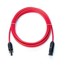 China Single Core TUV Certificated H1Z2Z2-K PV Cables 4mm2 for Poly PV System with Normal Sections 1C X56/0.285MM and Insulated for sale