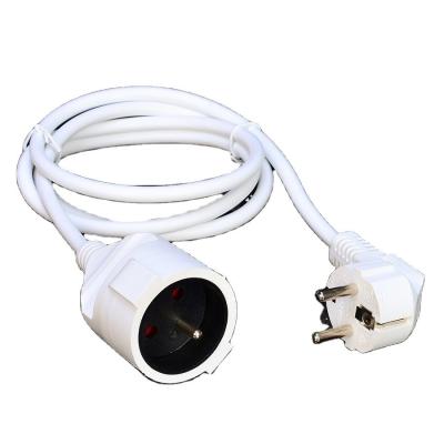China Waterproof Power Cable White VDE Plug Power Cord 1.5M Length or Customized for Home Appliances for sale