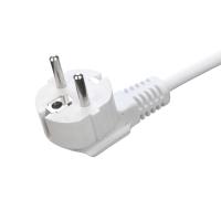 China Waterproof Power Cable White VDE Plug Power Cord 1.5M Length or Customized for Home Appliances for sale