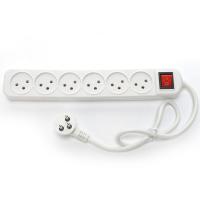 China Multi Outlet Power Strip with 6 Universal Outlet Socket and 3 Pin Prong Plug WIFI NO Grounding Standard Grounding Vertical for sale
