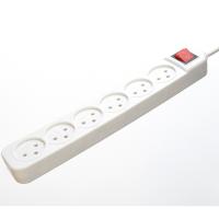 China Multi Outlet Power Strip with 6 Universal Outlet Socket and 3 Pin Prong Plug WIFI NO Grounding Standard Grounding Vertical for sale