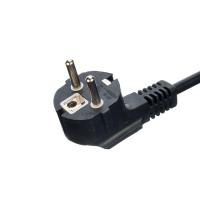China VDE/SNI/KC Plug Type 3 Round Pin Schuko Extension Cord for Stove and Oven Open End Design for sale
