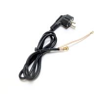 China VDE/SNI/KC Plug Type 3 Round Pin Schuko Extension Cord for Stove and Oven Open End Design for sale