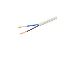 China White SNI Certificated H03VVH2-F 300/300V Flexible 2x0.75 Mm2 Copper Cable for Household Building Electrical Power Cable for sale