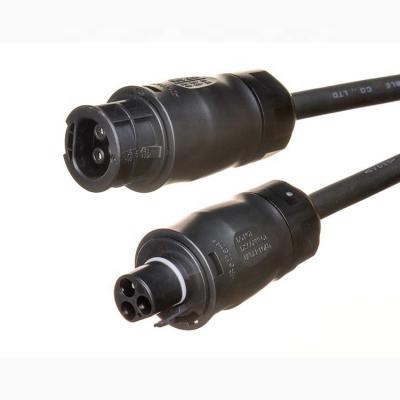 China CEE/16 3 Prong Schuko Plug Male End Type Power Cord H07RN-F IP44 for Solar Panel Inverter Heavy Duty and Waterproof for sale