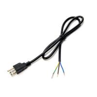 China Cable Specification 16/14/18AWG ETL Standard Power Cables for Laptop 15A NEMA-15P 3 Phase Plug Power Cord Making Machine for sale