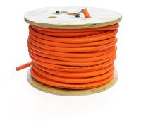 China 16 25 Sq mm Welding Cable Copper Conductor Pvc Insulated Single Core Flexible Cable for Welding Machine Resistant to Oil for sale