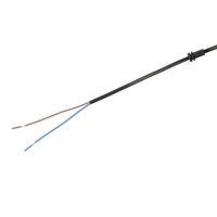 China 2.5A 2 Pin Plug Power Cords Black Electric Fan with Oxygen Free Bared Stranded Copper Half Stripped End for sale