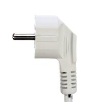 China VDE Standard Power Cord for Steam Iron Commercial Rated Current 16A 3 Prong Cotton Braided AC Extension Cord for sale