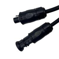 China Balcony Photovoltaic System Rubber Insulation AC Power Cord H07RN-F IMQ 3pin Plug with Betteri BC01 IP68 Connector for sale