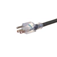 China ETL Certified 100 ft Outdoor Extension Cord 16/3 12/3 Sjeoow with 3 Taps 5-15p and 5-15r Connector Copper Conductor for sale