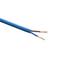 China Insulated VDE Standard Blue 300/300V RVV 2*0.75mm Flexible Power Cable Two Core Wire Copper Conductor with Insulation for sale