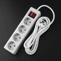 China 1 Outlets VDE H05vv f 3G1.5 mm Sq 4 Way Power Strip Extension Socket Eu Professional for sale