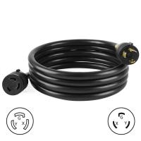China 30A Rated Current AC Outlets Power Extension Cable for Dishwasher 250V NEMA L6-30P to L6-30R for sale